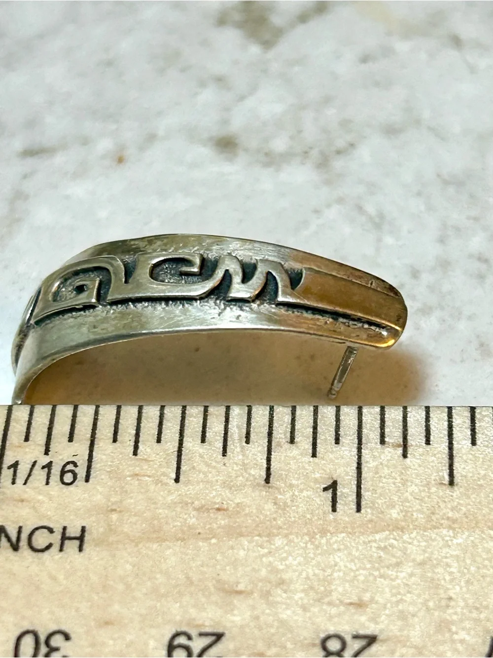 Artisan | Jewelry | Navajo Ervin Hoskie Sterling Silver Half Hoop ...